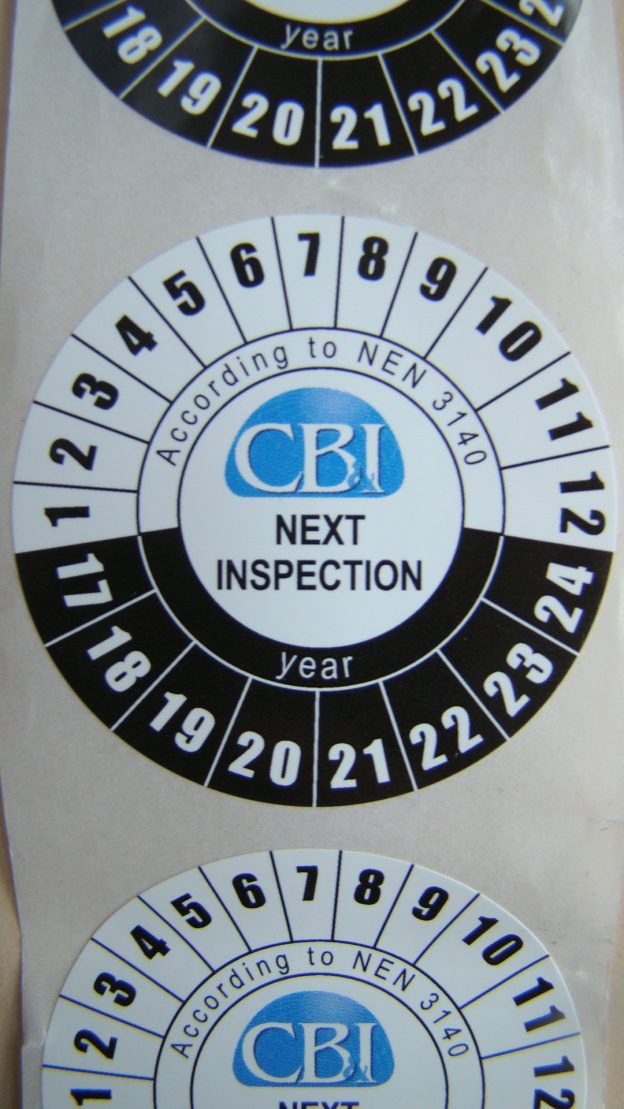 Keuringsstickers - Etikettenkoning